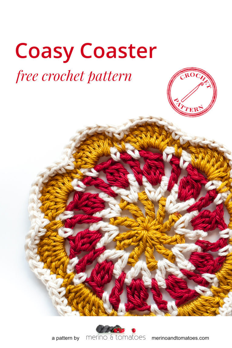 Cosy Coaster Crochet Pattern – merinoandtomatoes